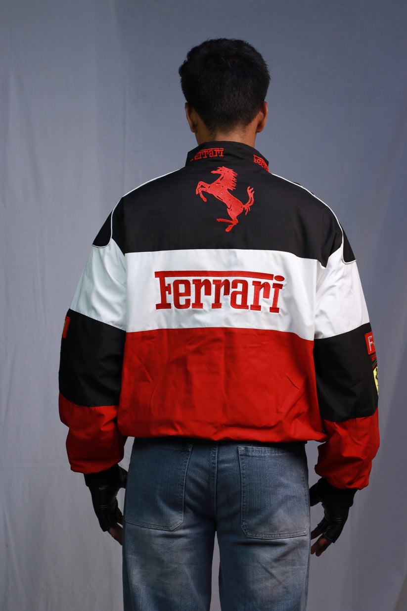 F1 TRIO FERRARI UNISEX EMBROIDED JACKET – Tracksuit Factory